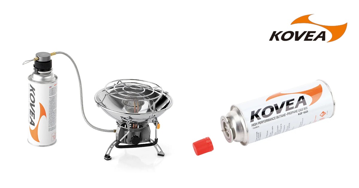 KOVEA Gas canisterDouble Valve KGF-0220 Gas Cartridge Nozzle Type Gas ...